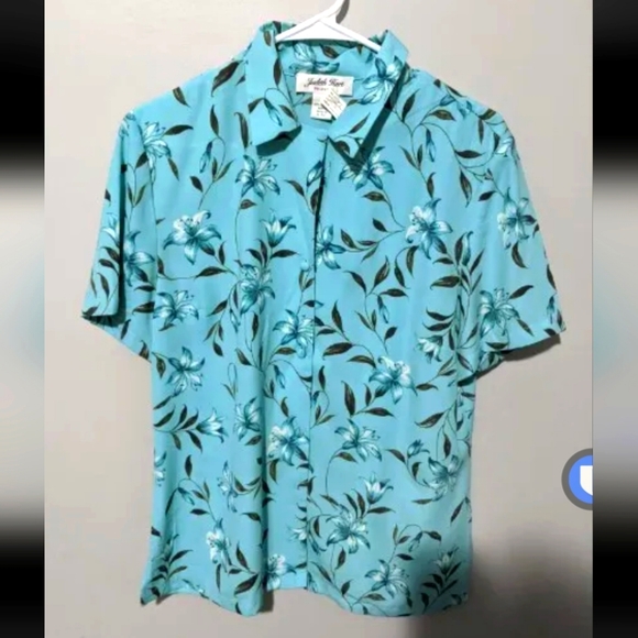 Judith Hart | Tops | Judith Hart Shirt Size 2 Floral Button Up Front ...